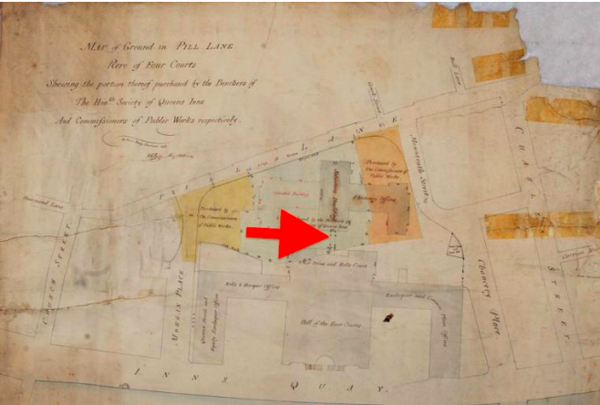 The Corridor between the Four Courts and Rear Yard Extension, 1857 ...